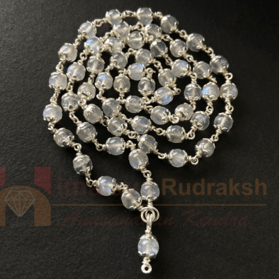 Silver Mala | Himalaya Rudraksha Anusandhan Kendra