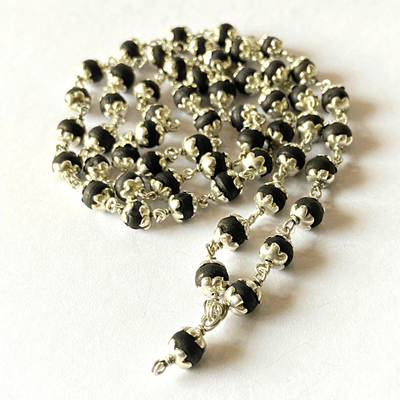 Silver Mala | Himalaya Rudraksha Anusandhan Kendra